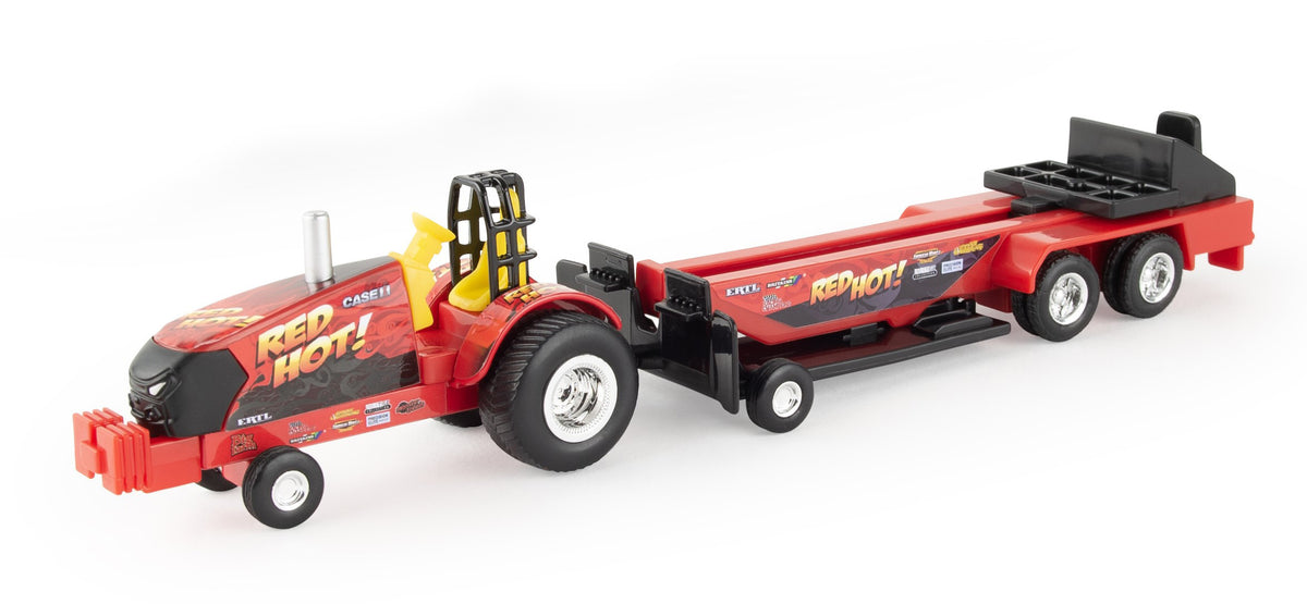 2024 ERTL 1:64 CASE IH *RED HOT!* TRACTOR PULLER* w/PULLING SLED SET N ...