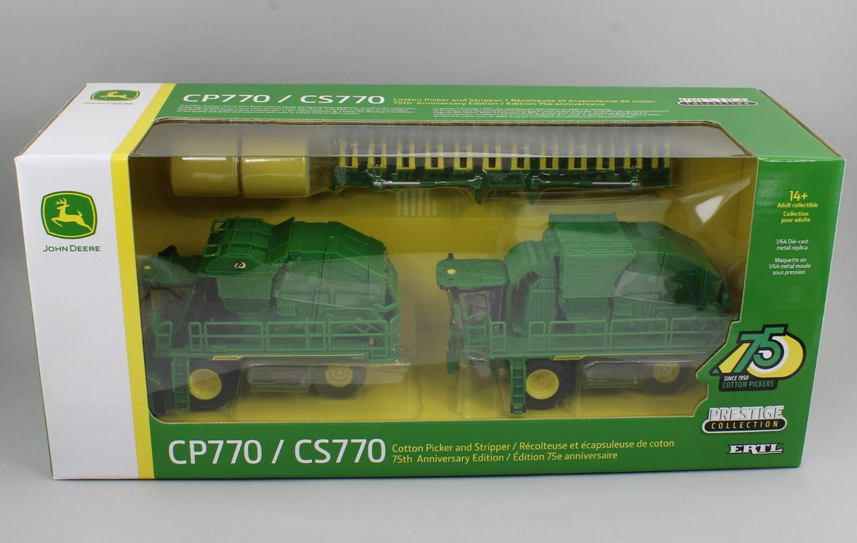 2025 ERTL 1:64 *JOHN DEERE* CP770 CS770 Cotton Picker Stripper *PRESTI ...