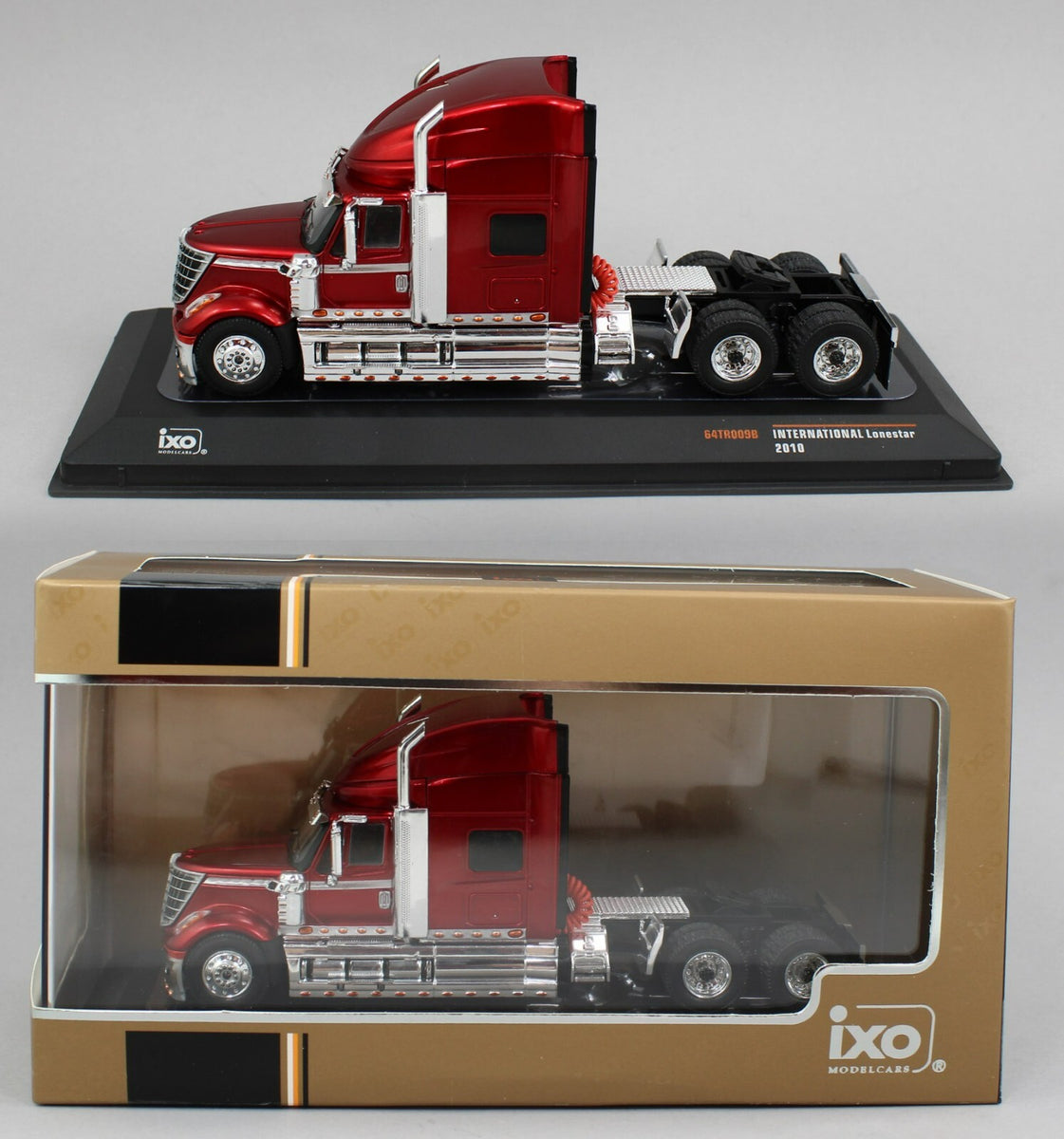 1:64 IXO Models *METALLIC RED* International LONESTAR Semi Truck *NIB ...