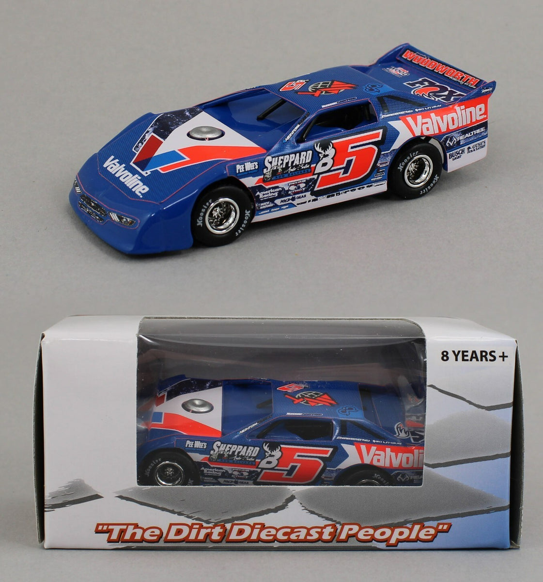2025 ADC 1:64 Dirt Late Model *BRANDON SHEPPARD* #5 Valvoline DW625M59 ...