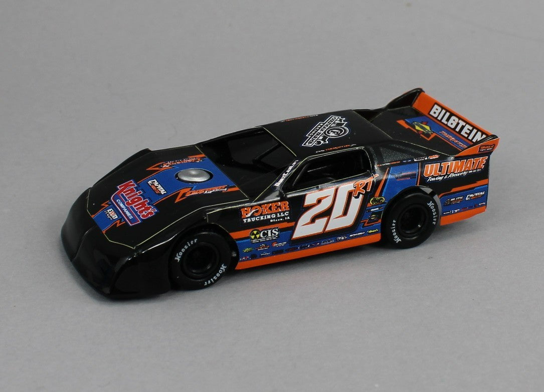 2025 ADC 1:64 Dirt Late Model *RICKY THORNTON JR* #20rt BLACK & BLUE D ...