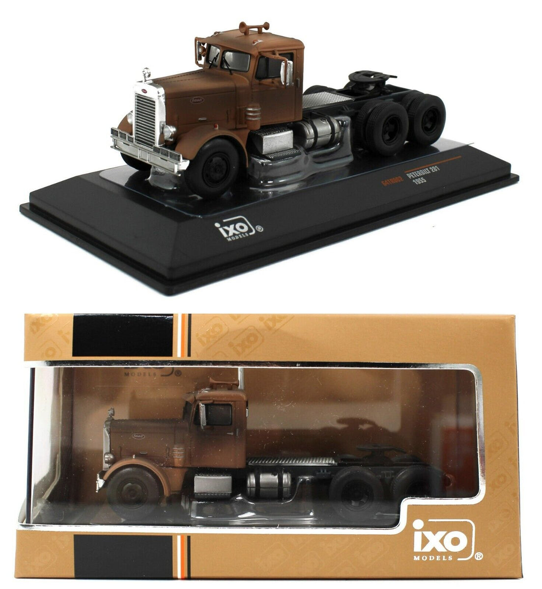 1:64 IXO Models *DUEL MOVIE* Rusty Brown 1955 Peterbilt 281 Semi Truck ...