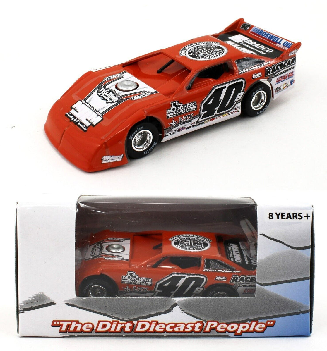 2024 ADC 1:64 Dirt Late Model *KYLE BRONSON* #40 Racecar Enginer DW624 ...