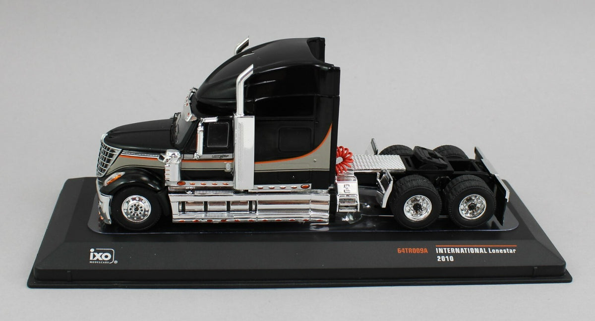1:64 IXO Models *BLACK & SILVER* International LONESTAR Semi Truck *NI ...