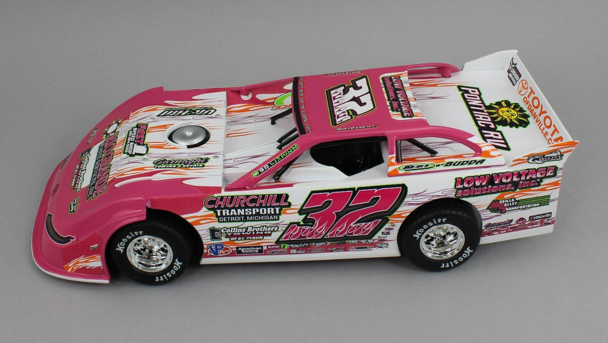 2025 ADC 1:24 Dirt Late Model *BOBBY PIERCE* #32 PINK WORLD 100 DW225M ...