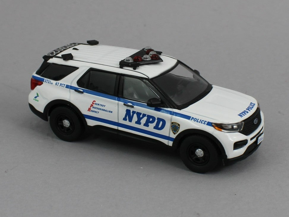 1:64 *596 DIECAST* NYPD Ford Police Interceptor Utility SUV POLICE CAR ...