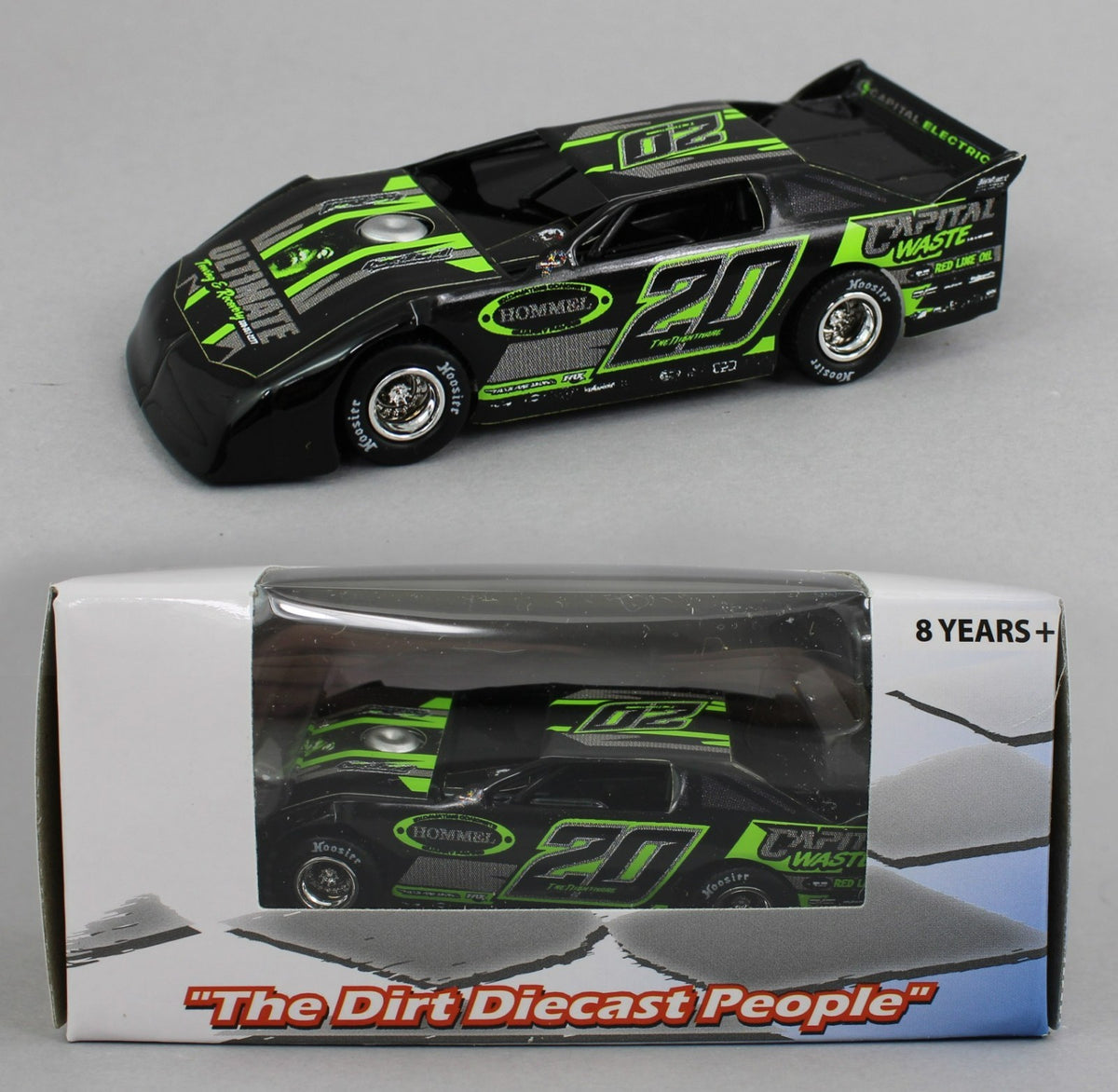 2025 ADC 1:64 Dirt Late Model *JIMMY OWENS* #20 Capital Waste DW625M62 ...