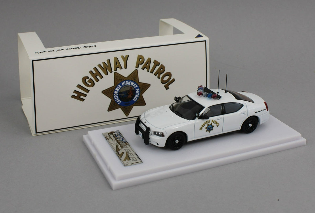 1:64 *ROLLIN DIECAST* CALIFORNIA HIGHWAY PATROL Dodge Charger (4) CAR ...