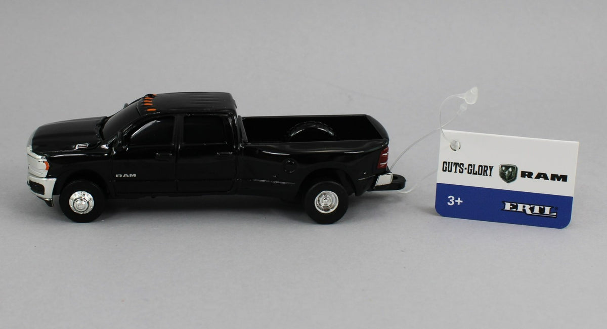 1:64 ERTL 2020 RAM 3500 HD DUALLY Pickup Truck *PAIR* Black & Metallic ...