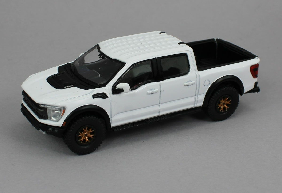 1:64 Small Car *WHITE* FORD F-150 Raptor Pickup *NIB*| mc2-toys