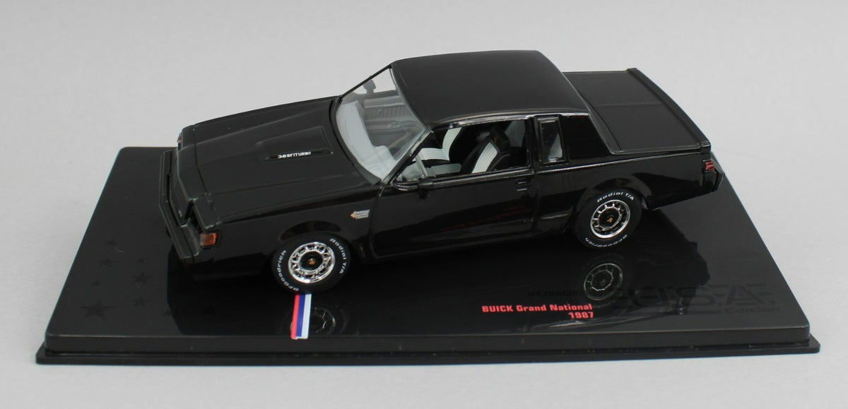 1:43 IXO Models *BLACK* 1987 Buick Grand National *DIECAST* NIB!| mc2-toys