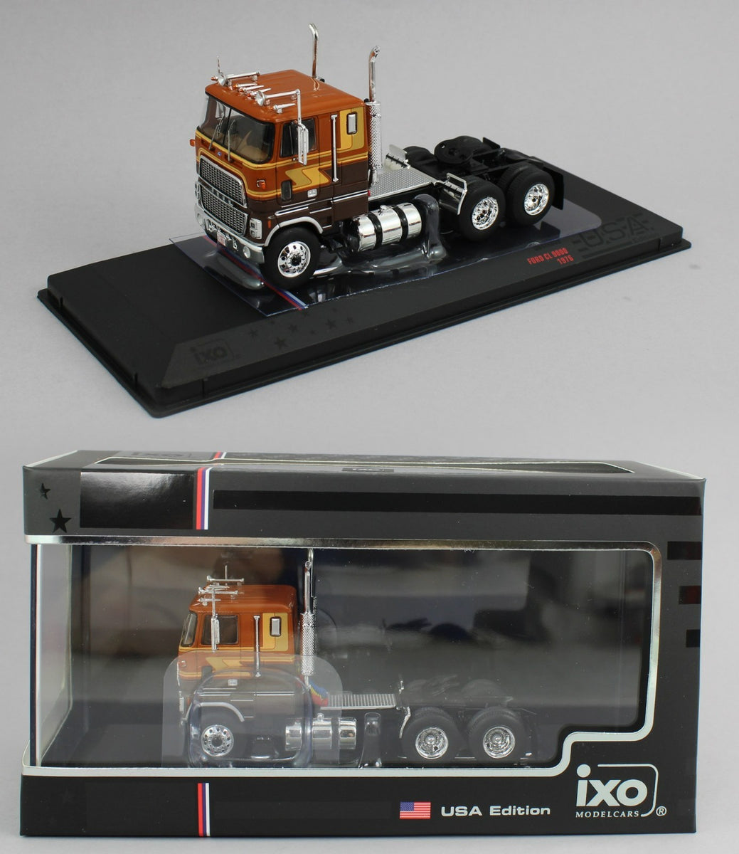 1:64 IXO Models *BROWN & TAN* FORD CL 9000 COE Semi Truck NIB!| mc2-toys