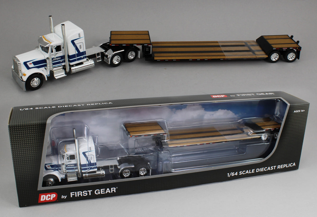 2025 DCP 1:64 *JAEGER TRUCK LINES* Peterbilt 379 48" Midroof Sleeper w ...
