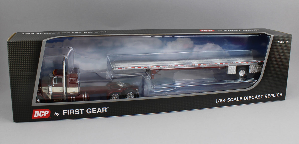 2025 DCP 1:64 *WAGNER EXPRESS* Peterbilt 379 36" Flattop w/53' Spread ...