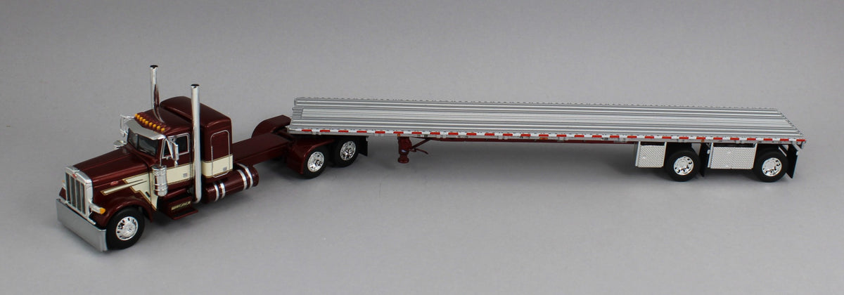 2025 DCP 1:64 *WAGNER EXPRESS* Peterbilt 379 36" Flattop w/53' Spread ...