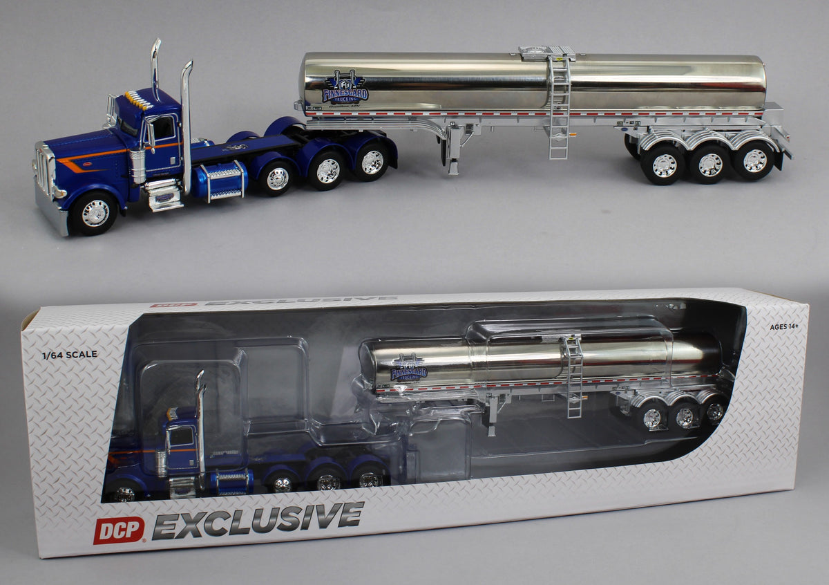 DCP 1:64 *FINNESGARD TRUCKING* Peterbilt 389 Tri-Axle w/Walker Food Ta ...