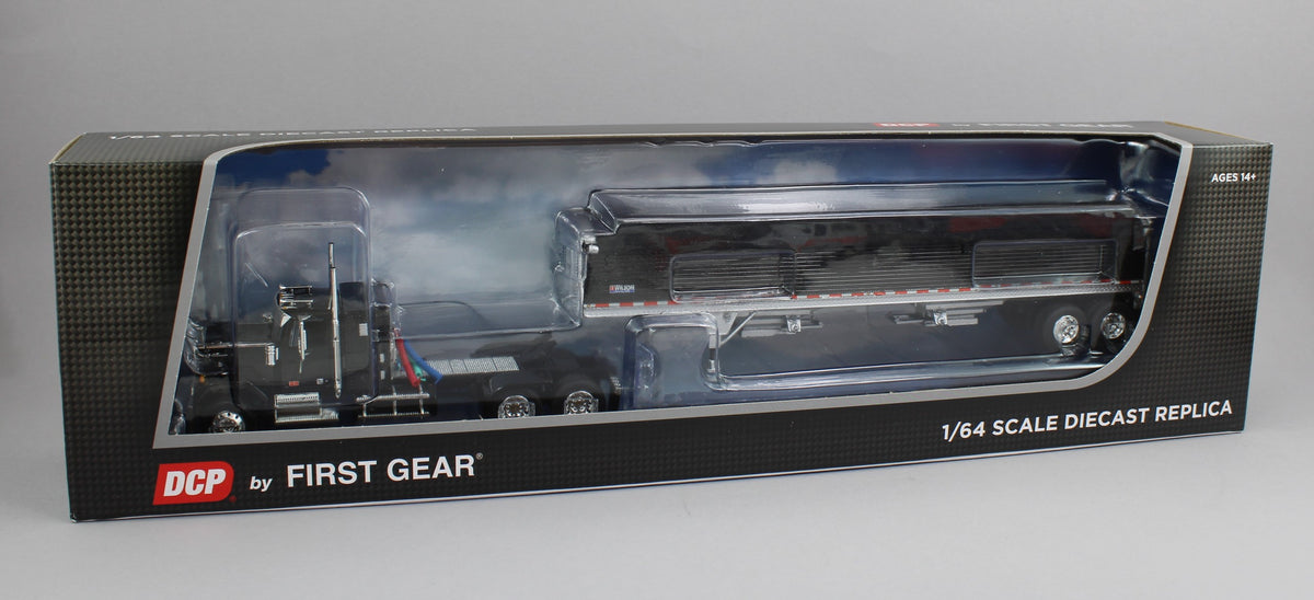 2026 DCP 1:64 *BLACK* GMC General 34" Flattop w/Wilson Pacesetter Grai ...