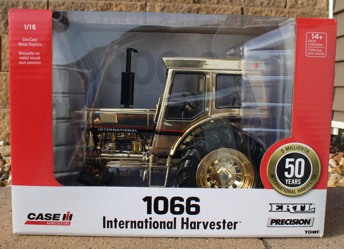 2024 ERTL 1:16 CASE IH International 1066 *GOLD CHROME* 5 Millionth 50 ...