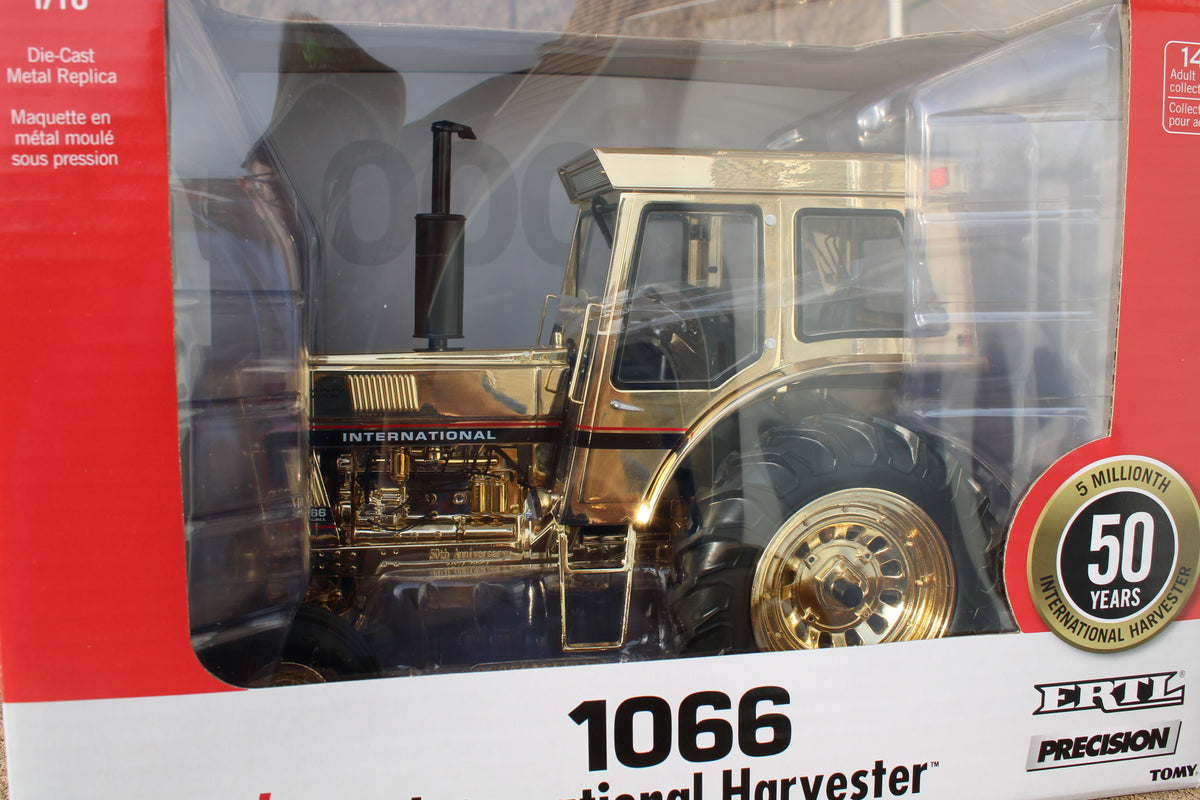 2024 ERTL 1:16 CASE IH International 1066 *GOLD CHROME* 5 Millionth 50 ...