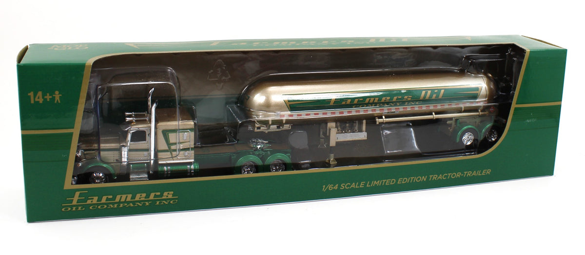 1:64 DCP *FARMERS OIL COMPANY* Peterbilt 389 & Mississippi LPG Trailer ...