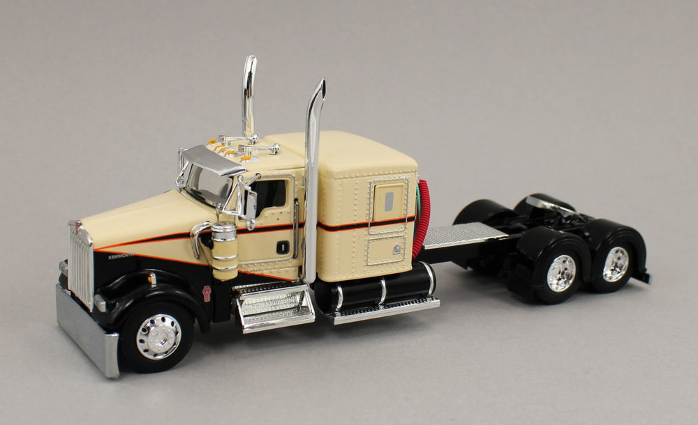 DCP 1:64 *BEIGE & BLACK* Kenworth W900L BLACK MAC COAL End Dump NIB ...