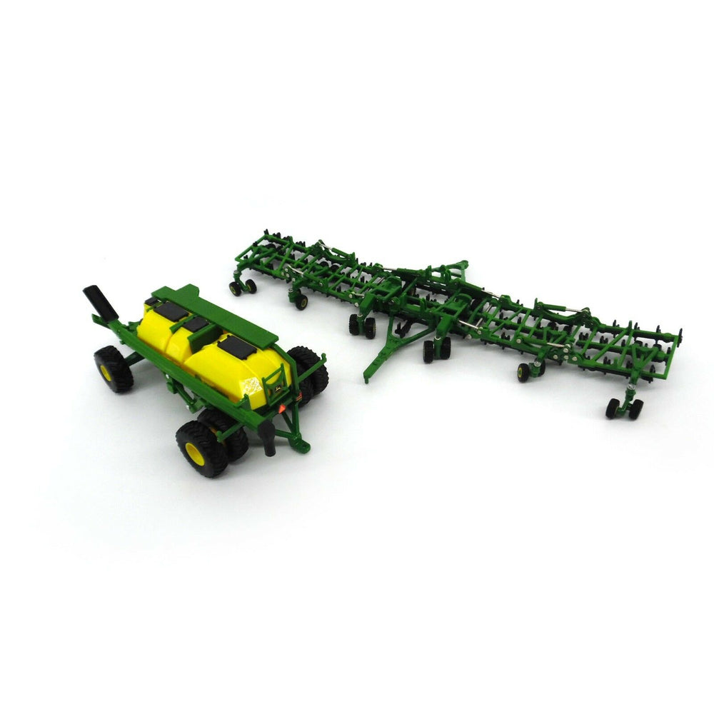 NEW! ERTL 1:64 JOHN DEERE AIR SEEDER SET 1870 Air-Hoe Drill C850 Commo ...