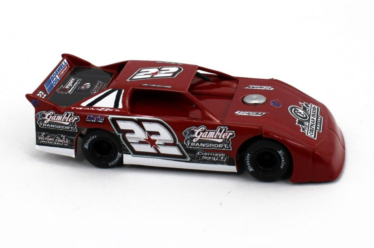 1:64 ADC Dirt Late Model *PAYTON FREEMAN* #22 Gambler Transport DW623M ...