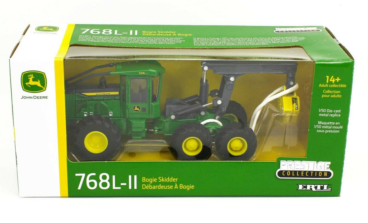 2021 ERTL 1:50 *JOHN DEERE* 768L-II BOGIE GRAPPLE LOG SKIDDER *PRESTIG ...