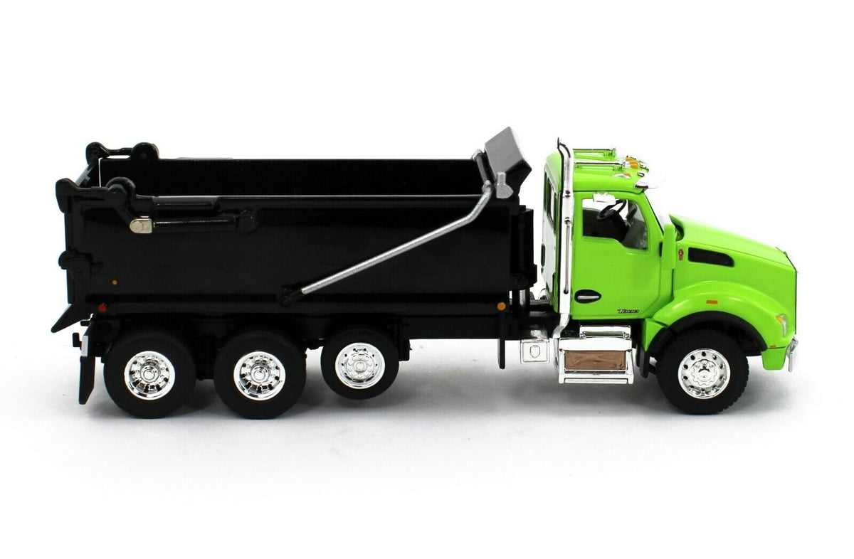 2022 DCP 1:64 *LIME GREEN & BLACK* Kenworth T880 Rogue Dump Truck NIB ...