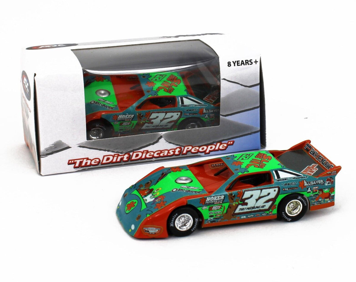 1:64 ADC Dirt Late Model *BOBBY PIERCE* #32 SCOOBY DOO World 100 DW621 ...