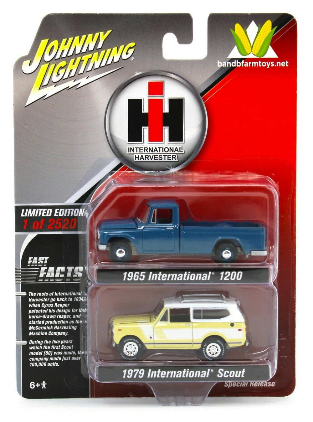 Johnny Lightning IH INTERNATIONAL 1979 Scout & 1965 1200 Pickup SET #1 ...