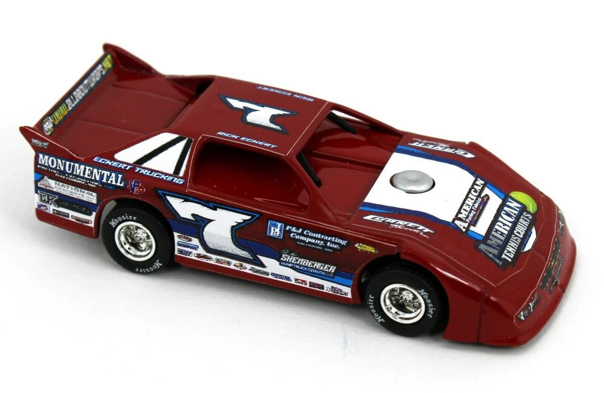 1:64 ADC Dirt Late Model *RICK ECKERT* #7 Red 2018 Car DW618M099 NIB ...