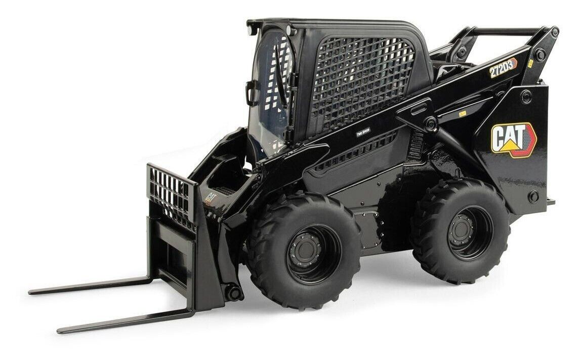 1:16 Diecast Masters ERTL CAT CATERPILLAR 272D3 Skidsteer Loader *BLAC ...
