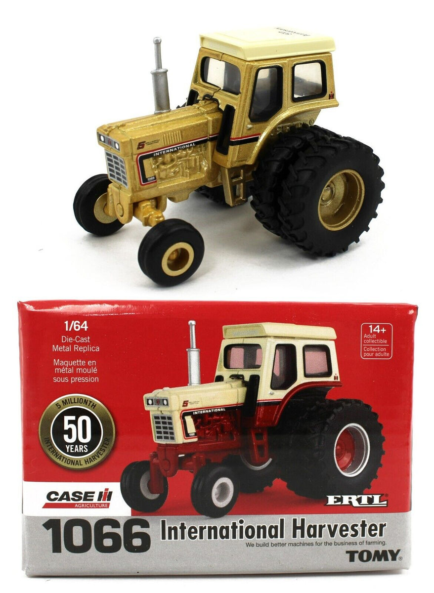 2024 ERTL 1:64 CASE IH *5 MILLIONTH TRACTOR* 1066 International GOLD C ...