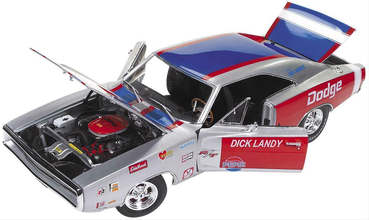 1:18 AUTO WORLD *DANDY* Dick Landy 1970 Dodge Charger R/T Pro Stock Dr ...