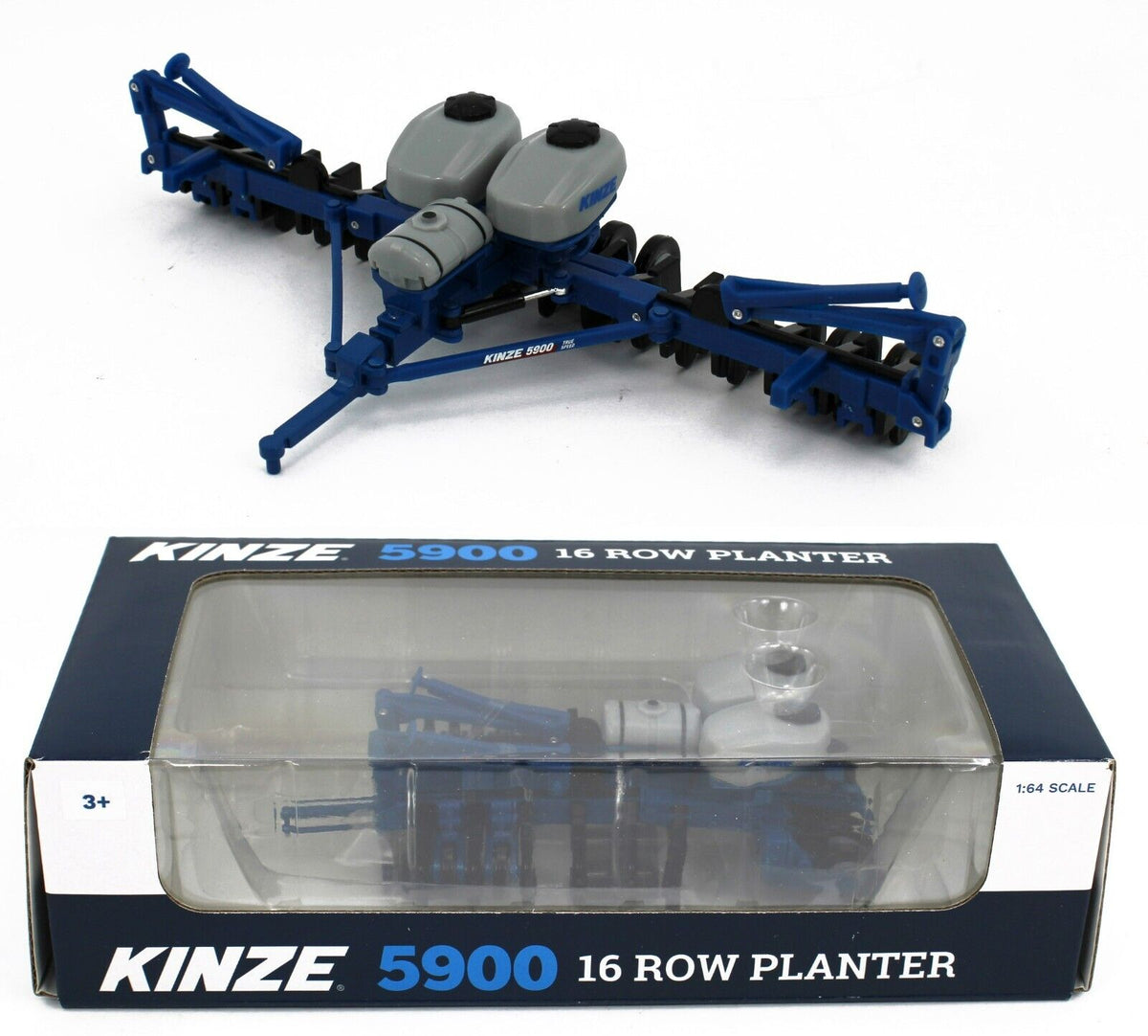 2023 SPECCAST 1:64 *KINZE* Model 5900 *16 ROW PLANTER* PLASTIC PLAY NI ...