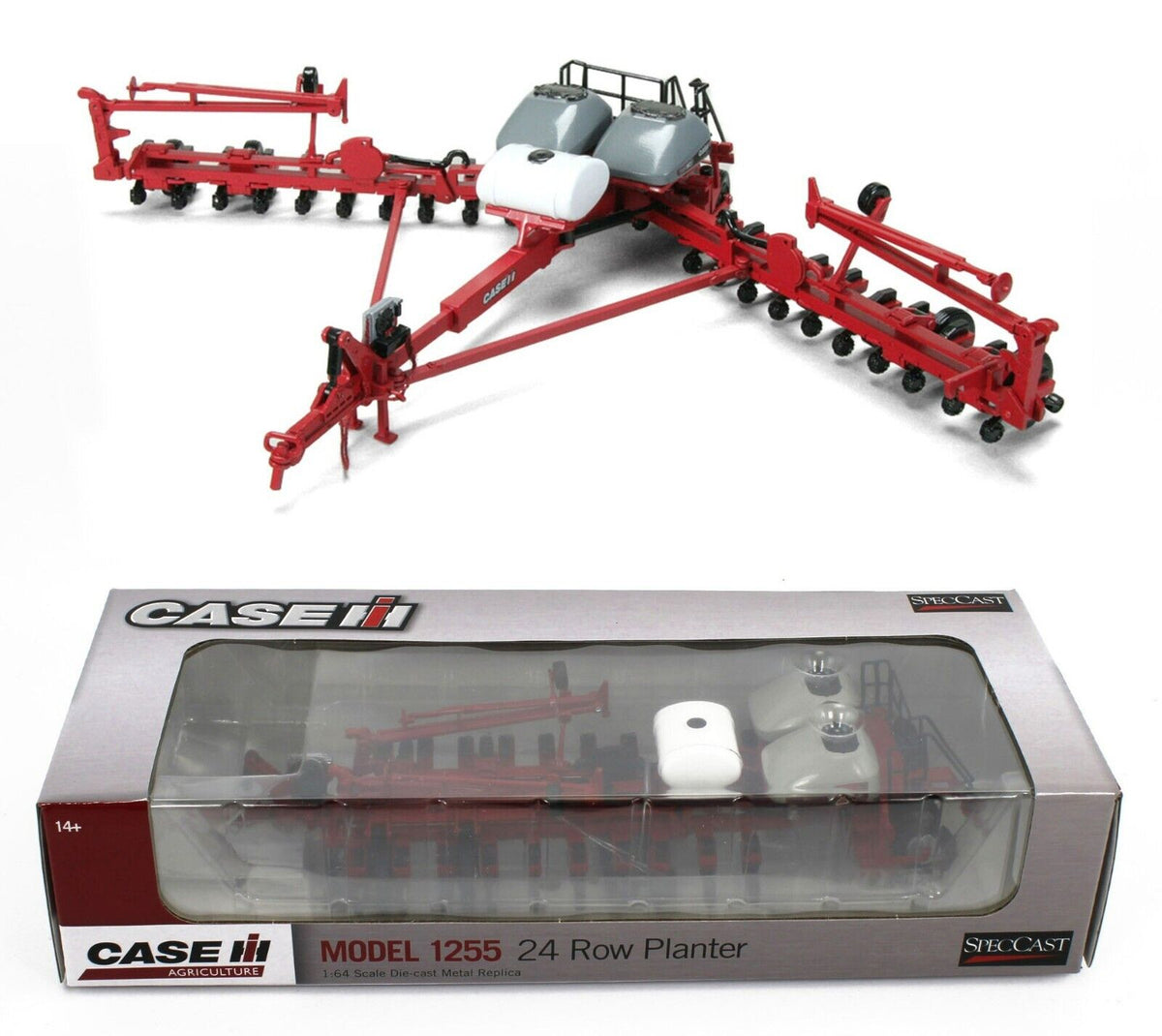 2023 SpecCast 1:64 *CASE IH* Model 1255 - 24 Row Planter NIB| mc2-toys