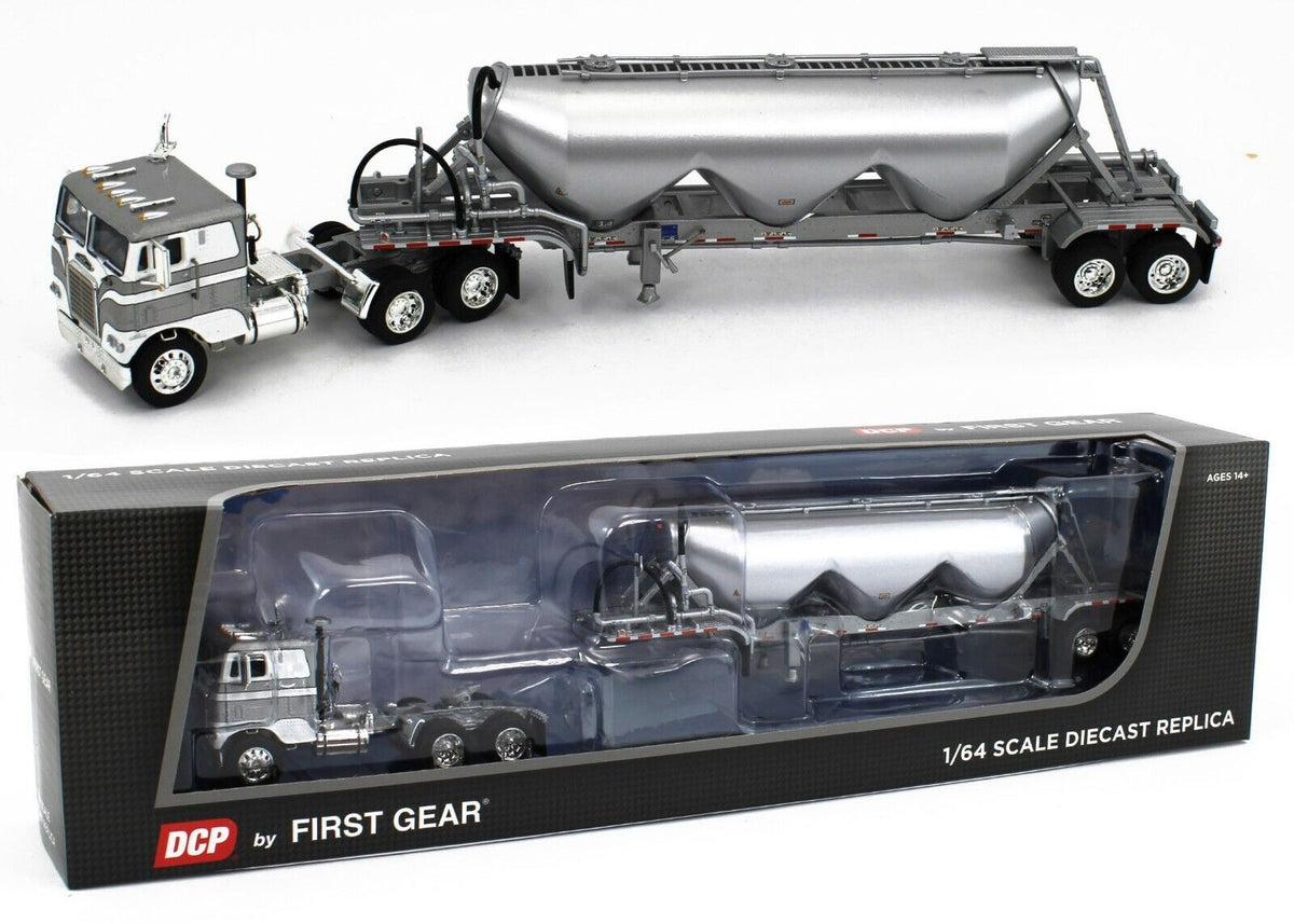 2023 DCP 1:64 *SILVER & WHITE* Freightliner COE & Heil Pneumatic Bulk ...