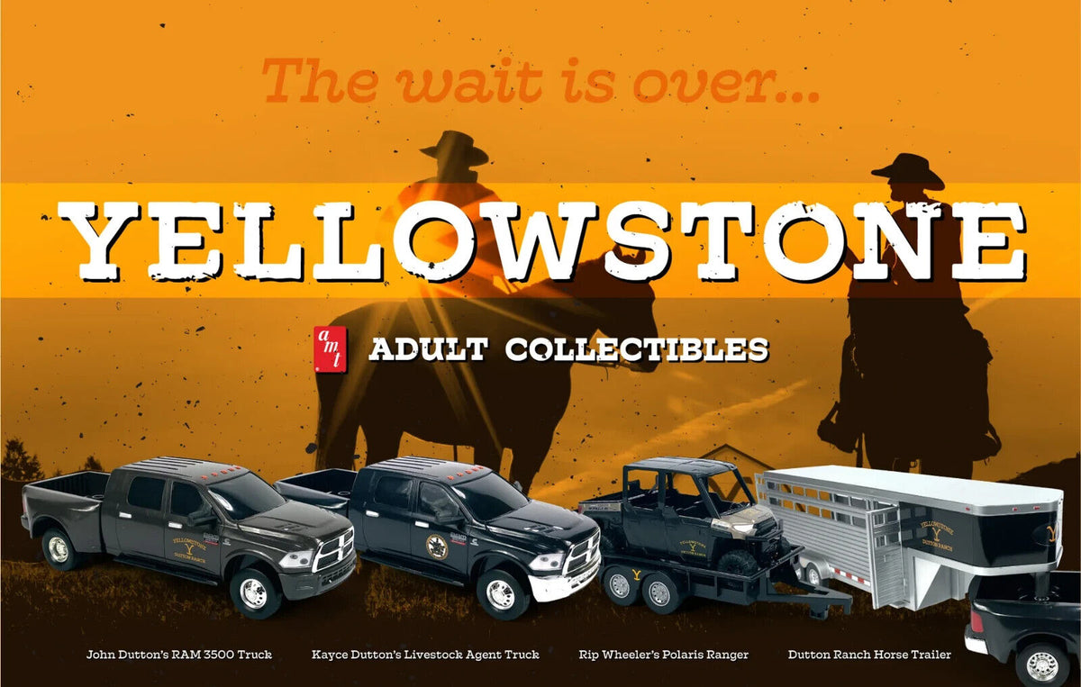1:20 AMT Big Country *YELLOWSTONE* 4-PIECE Complete Collection *NIB ...