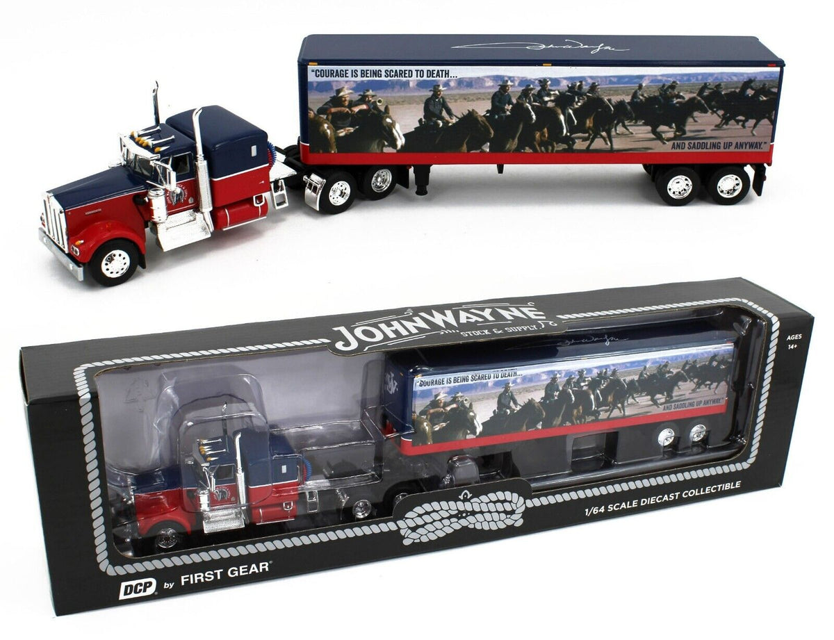 2023 DCP 1:64 *JOHN WAYNE COURAGE EDITION* Kenworth W900A w/Vintage 40 ...