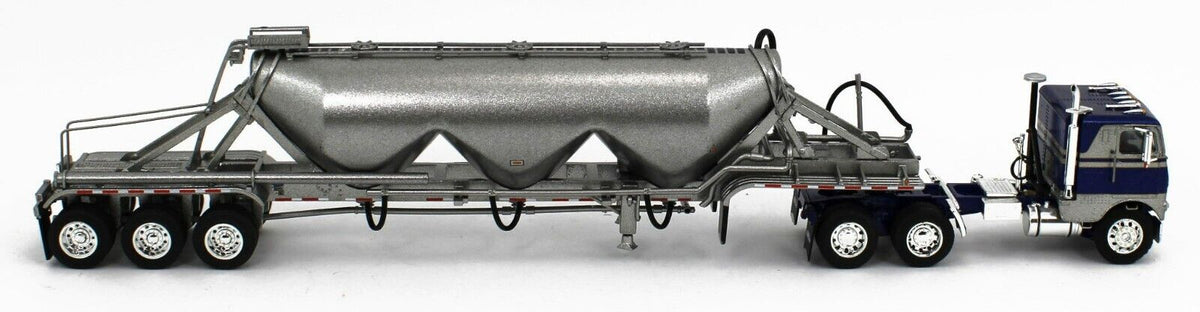 2023 DCP 1:64 *BLUE & GRAY* Freightliner COE & Heil Pneumatic Bulk Tan ...