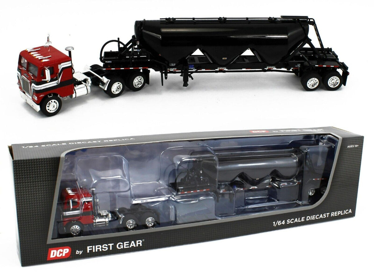 2023 DCP 1:64 *RED & BLACK* Freightliner COE & Heil Pneumatic Bulk Tan ...