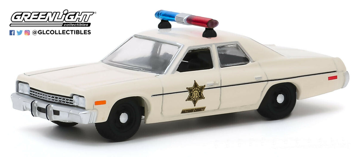 1:64 GreenLight DUKES OF HAZZARD Roscoe P Coltrane 1975 DODGE MONACO S ...