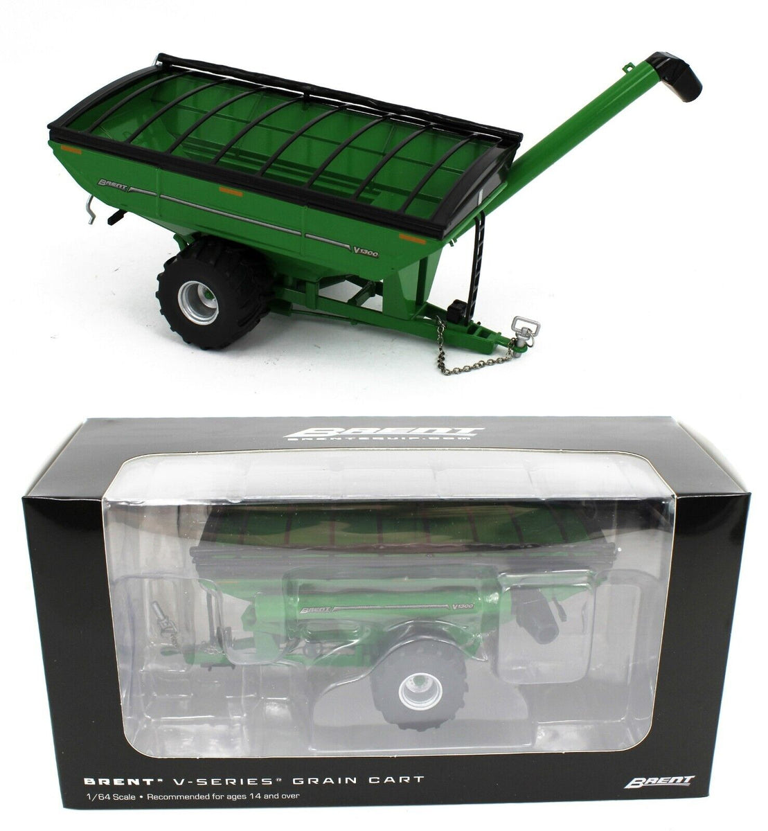 2023 SPECCAST 1:64 *BRENT* GREEN Model V1300 *GRAIN CART* w/FLOTATION ...